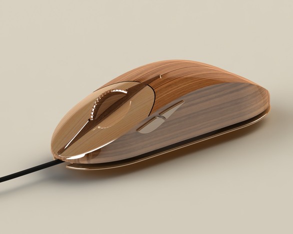 Wooden Mouse - STL, STEP / IGES, SOLIDWORKS - 3D CAD model - GrabCAD