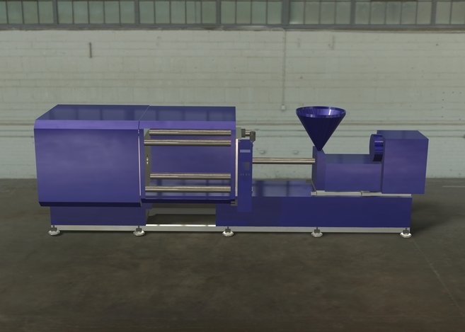 Injection Molding Machine (Plastic processing Machine) - STEP / IGES ...