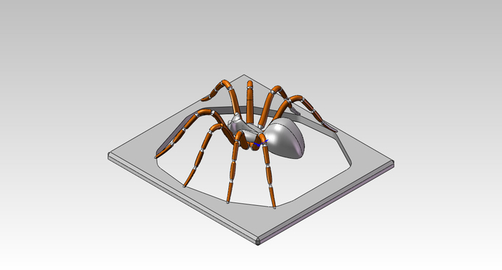 Spider - STL, STEP / IGES - 3D CAD model - GrabCAD