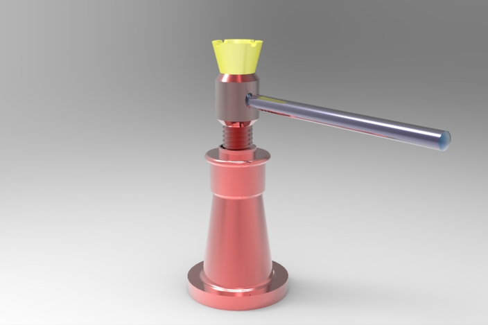 Simple Screw Jack - Solid Edge - 3D CAD model - GrabCAD