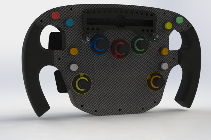 Mclaren F1 2013 Steering wheel - AutoCAD, STEP / IGES, SOLIDWORKS ...