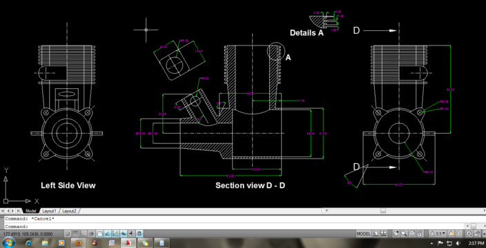 Engine Block - AutoCAD - 3D CAD model - GrabCAD