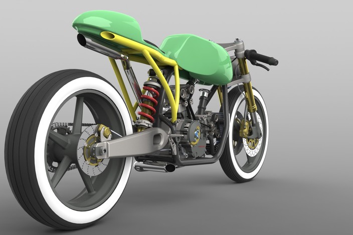 Caferacer - - 3D CAD model - GrabCAD