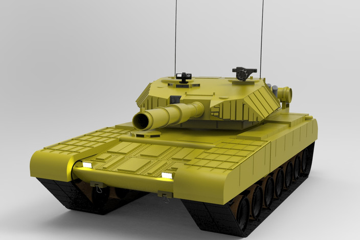Arjun MBT - STEP / IGES - 3D CAD model - GrabCAD
