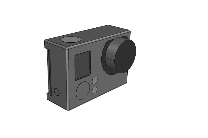 GoPro Hero 3 - CATIA - 3D CAD model - GrabCAD