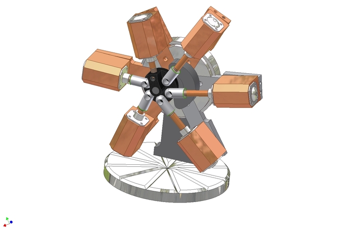 Radial Air Engine - Autodesk Inventor, STL, STEP / IGES - 3D CAD model ...