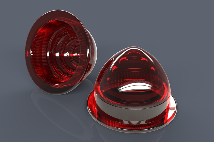 Classic Car Glass Lens - AutoCAD Electrical, Rhino, STL, STEP / IGES ...