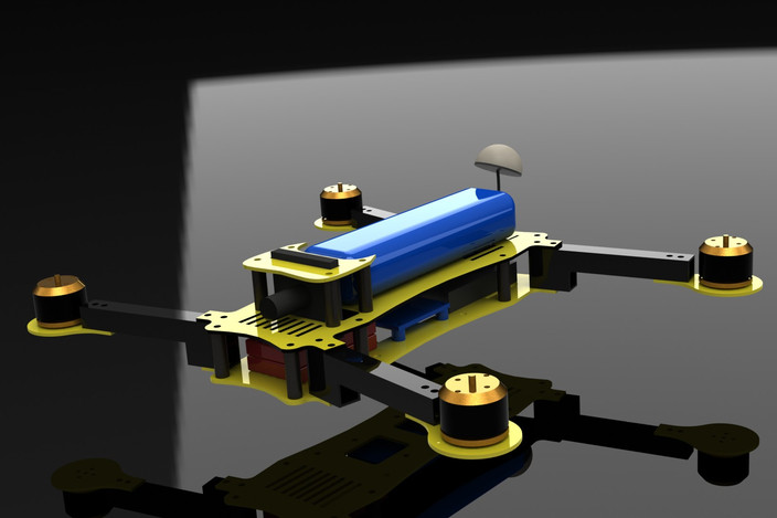 quadcopter 250mm - SOLIDWORKS, Other - 3D CAD model - GrabCAD