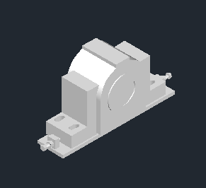 Pillow Block bearing - AutoCAD - 3D CAD model - GrabCAD