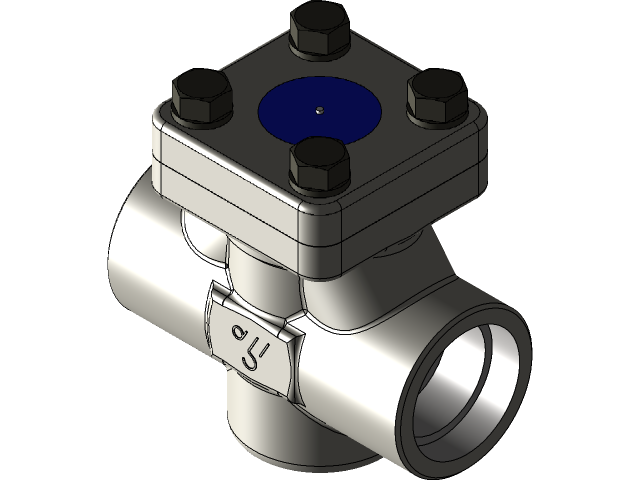 Pressure Reducing Valve Genebre 3/4'' 3D CAD Model Library, 41% OFF