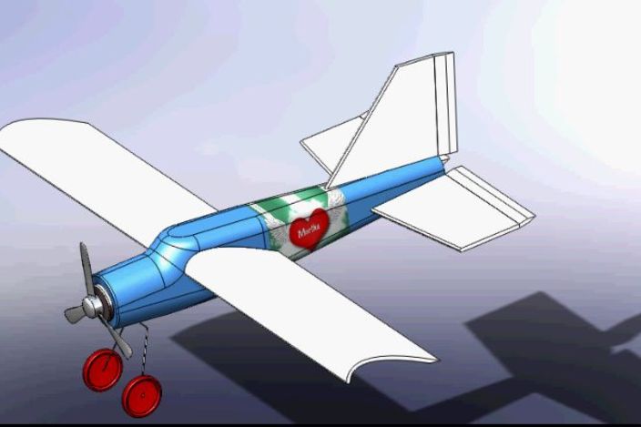 Airplane - SOLIDWORKS - 3D CAD model - GrabCAD
