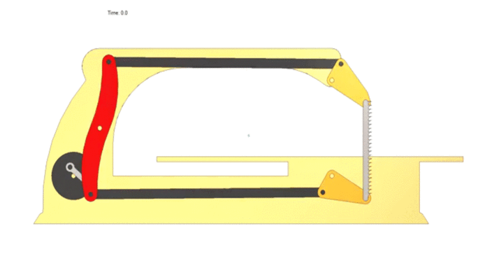 Simple Parallel Scroll Saw - PTC Creo Parametric - 3D CAD model - GrabCAD