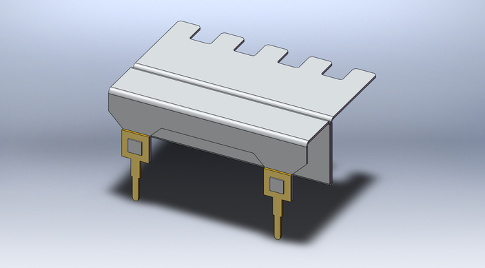 AP26 Stamped Heat Sink - SOLIDWORKS - 3D CAD model - GrabCAD
