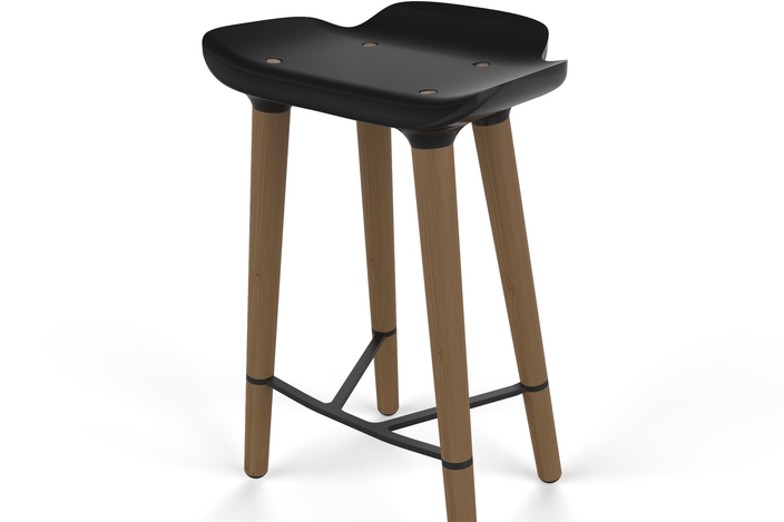 Quinze & Milan - Pilot Kitchen stool - SOLIDWORKS - 3D CAD model - GrabCAD