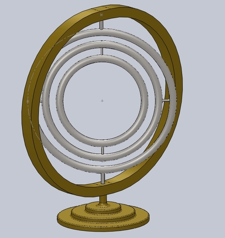 Gimbal Animation - STL, SOLIDWORKS, Other - 3D CAD model - GrabCAD