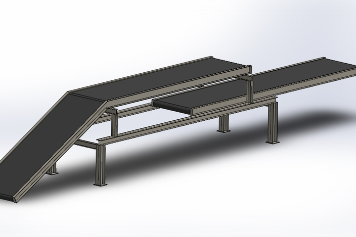 Slide Conveyor - SOLIDWORKS - 3D CAD model - GrabCAD