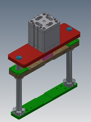 Two Pillar Assy | 3D CAD Model Library | GrabCAD