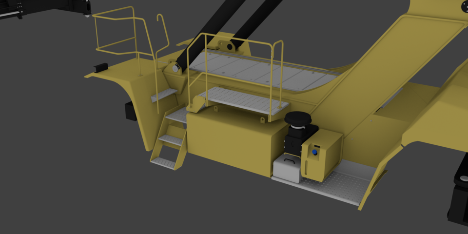 Hyster Reach Stacker | 3D CAD Model Library | GrabCAD