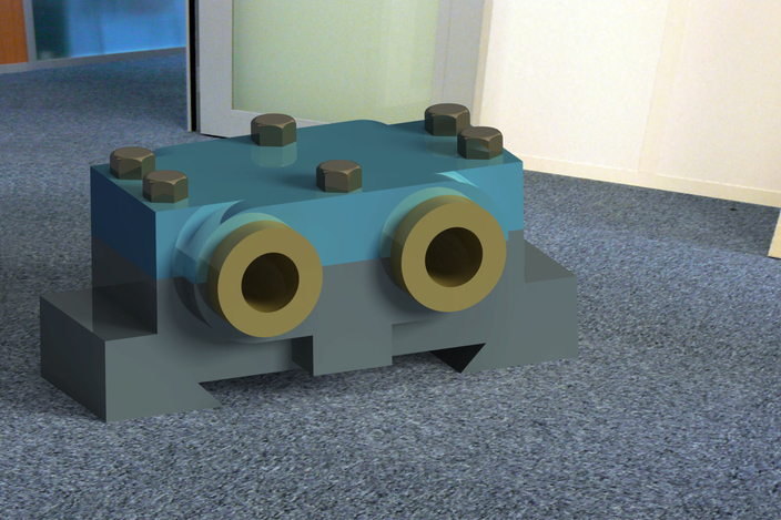 Double Bearing Assembly - STL, STEP / IGES - 3D CAD model - GrabCAD