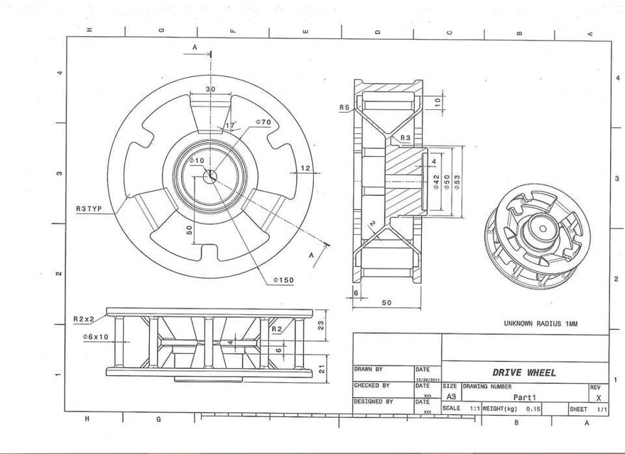 catia drive wheel | 3D CAD Model Library | GrabCAD