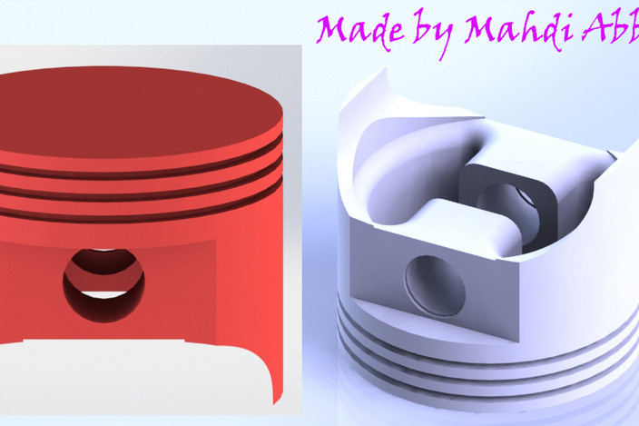 piston head/new3920 - SOLIDWORKS - 3D CAD model - GrabCAD