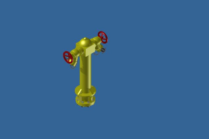 Fire hydrant - AutoCAD, STEP / IGES - 3D CAD model - GrabCAD