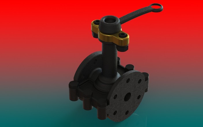 Ball Valve - STL, STEP / IGES, SOLIDWORKS - 3D CAD model - GrabCAD