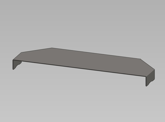 Monitor Shelf - STL, STEP / IGES, SOLIDWORKS - 3D CAD model - GrabCAD