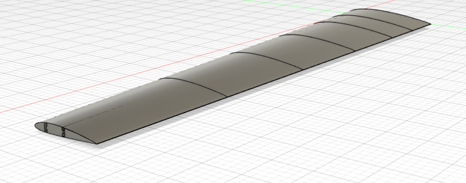 NACA 2412 AIRFOIL SURFACE 3D CAD Model Library GrabCAD, 53% OFF