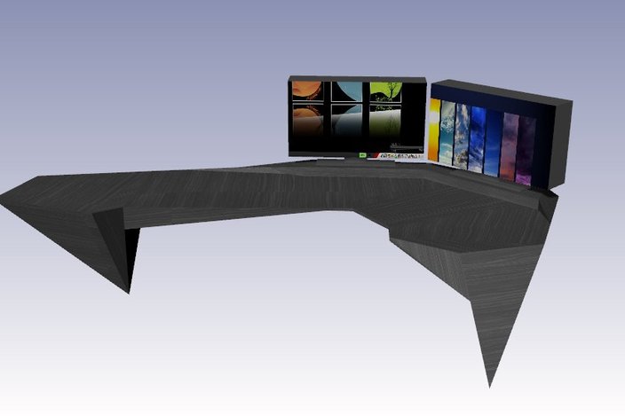 Future desk 2 - Rhino, STEP / IGES - 3D CAD model - GrabCAD