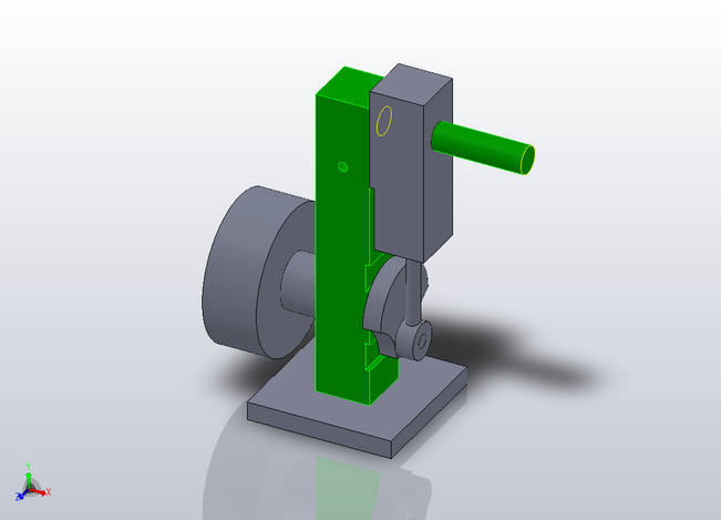 Simple Pneumatic Engine - SOLIDWORKS - 3D CAD model - GrabCAD