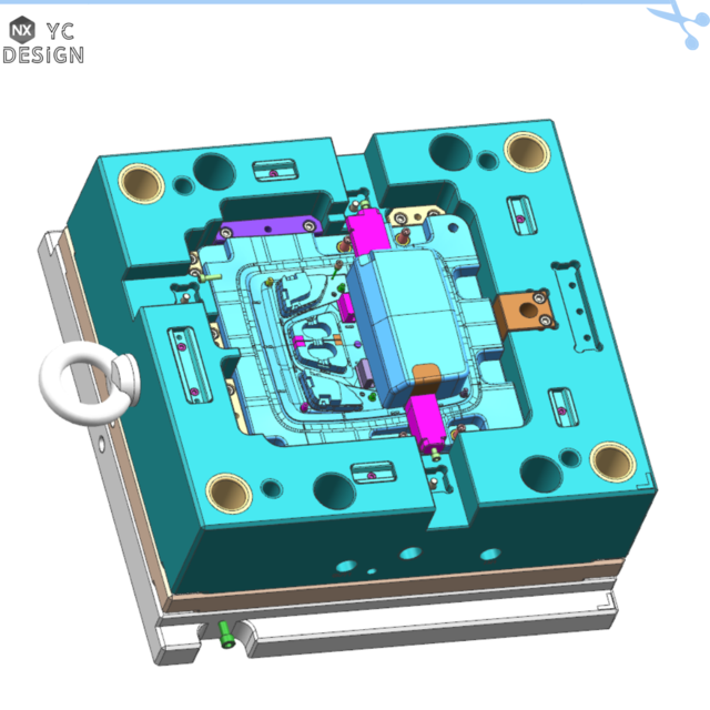 high detail injection mold cad