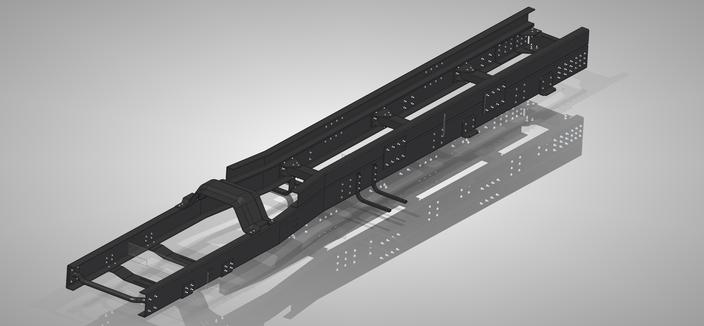 HeavyTruck Chassis - AutoCAD, STEP / IGES, Other - 3D CAD model - GrabCAD