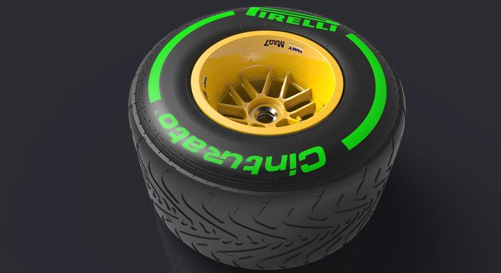 F1 2015 Tyre Intermediate 325/670-13 (Rear) - AutoCAD, Rhino, STEP ...