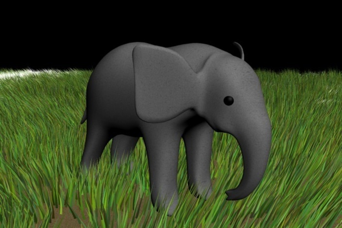 baby elephant - Autodesk 3ds Max, Other - 3D CAD model - GrabCAD