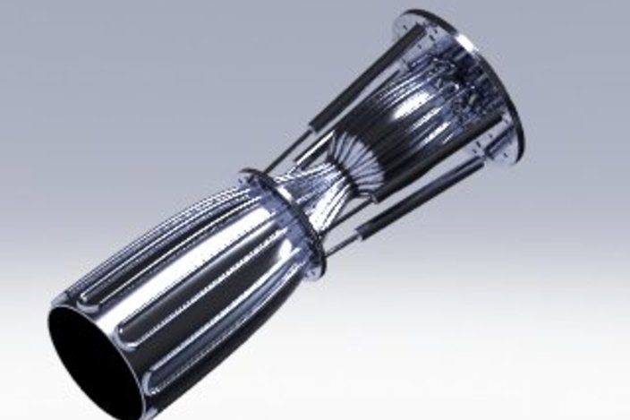 SLM 3D Printing Rocket Motor - STL, SOLIDWORKS - 3D CAD model - GrabCAD