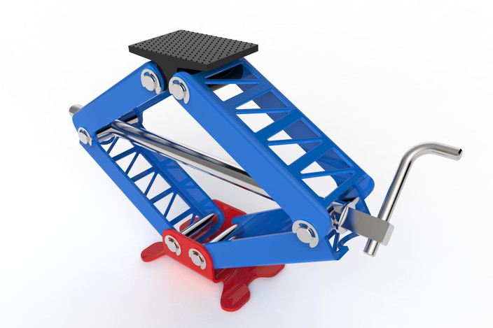 Car jack - STEP / IGES, SOLIDWORKS - 3D CAD model - GrabCAD