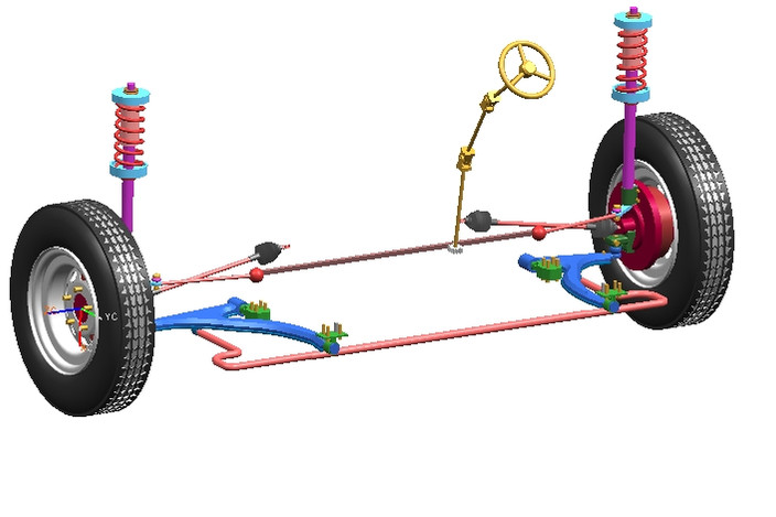 Steering System - Parasolid - 3D CAD model - GrabCAD