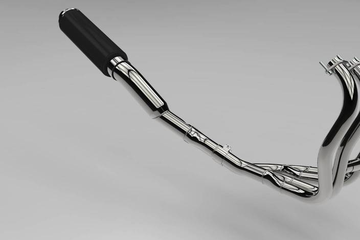 DEVIL 4/2/1 racing exhaust 1100 GSXR - - 3D CAD model - GrabCAD