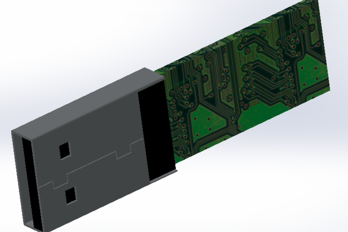 USB Flash drive - SOLIDWORKS - 3D CAD model - GrabCAD