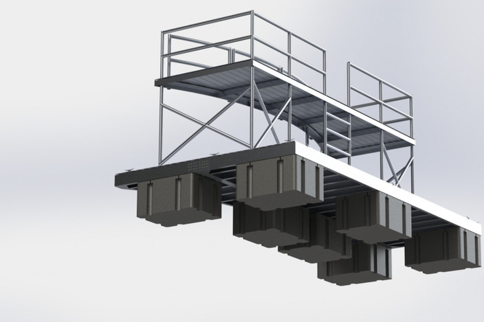 Floating Scaffold - SOLIDWORKS - 3D CAD model - GrabCAD