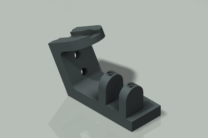 Control Bracket Casting - Autodesk Inventor - 3D CAD model - GrabCAD