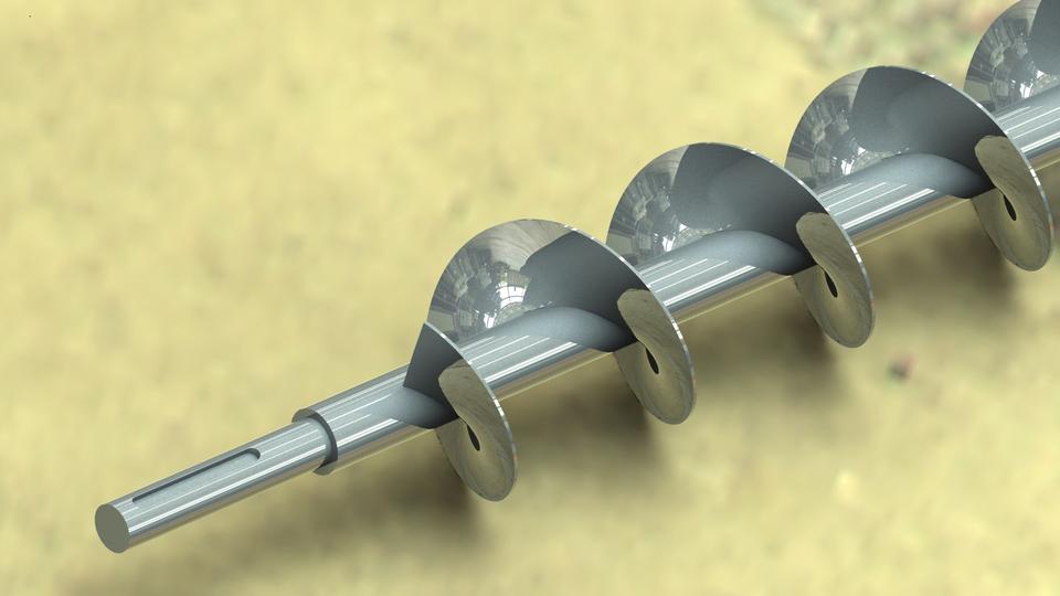 Vis Sans Fin 3D CAD Model Library GrabCAD, 49% OFF