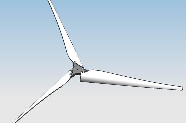 PVC Wind Turbine - STEP / IGES - 3D CAD model - GrabCAD