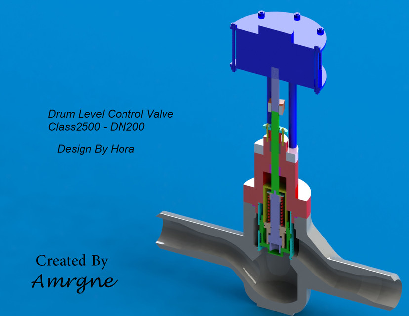 Control Valve | 3D CAD Model Library | GrabCAD