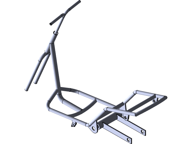 Scooter Chassis (Scooty, Electric Scooty, Honda Activa) | 3D CAD Model ...