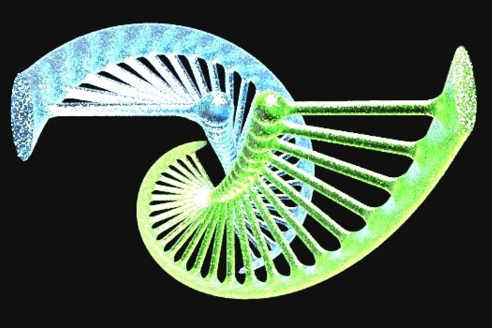 Double Helix DNA Strands - SOLIDWORKS - 3D CAD model - GrabCAD