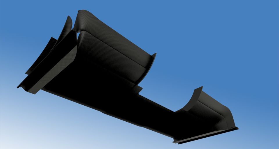 Formula Student Front Wing - Regulations 2018 | 3D CAD Model Library ...