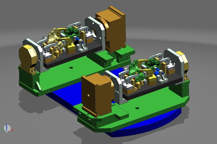 Rotary Hydraulic Fixture For VMC. - STEP / IGES - 3D CAD model - GrabCAD