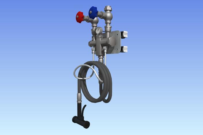 Stratham M5700 Utility Mixing Station - AutoCAD - 3D CAD model - GrabCAD